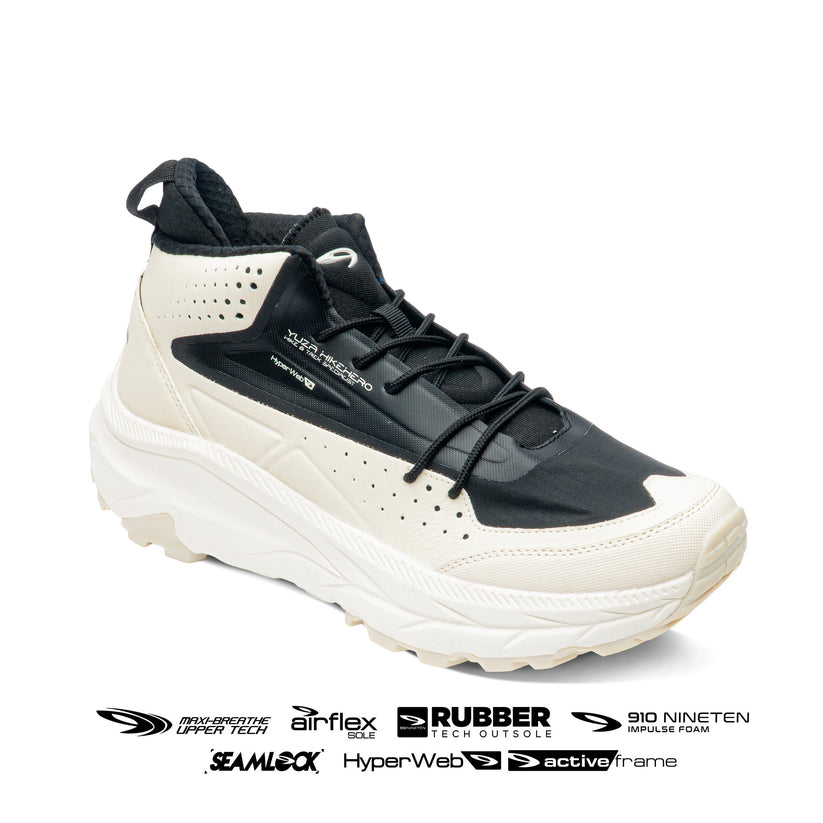 YUZA HIKEHERO MID HITAM/PUTIH – 910 Indonesia